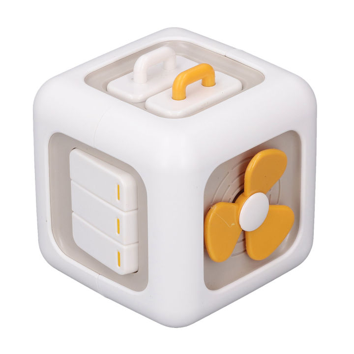 Baby Sensory Lock Box Toy Hexagonal Early Learning Colorful Panels Fine ...