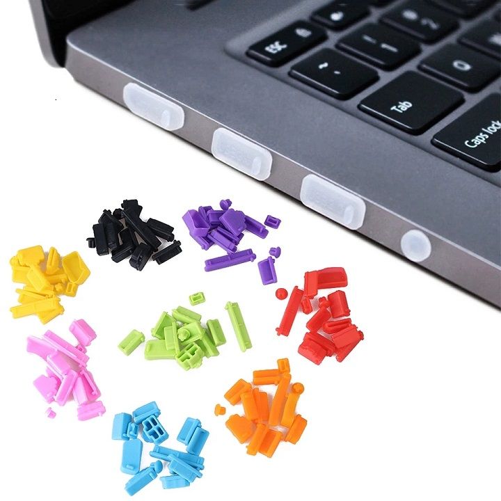 13 Pcs Anti Dust Laptop Cover Universal Dustproof Silicone Cover For ...