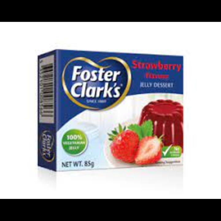 Foster Clarks Strawberry Flavour Jelly Dessert 85g | Daraz.lk