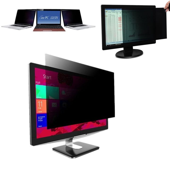 Privacy Screen Filter 22'' Inch 16:10 Anti-Glare Protector Film PC LCD ...