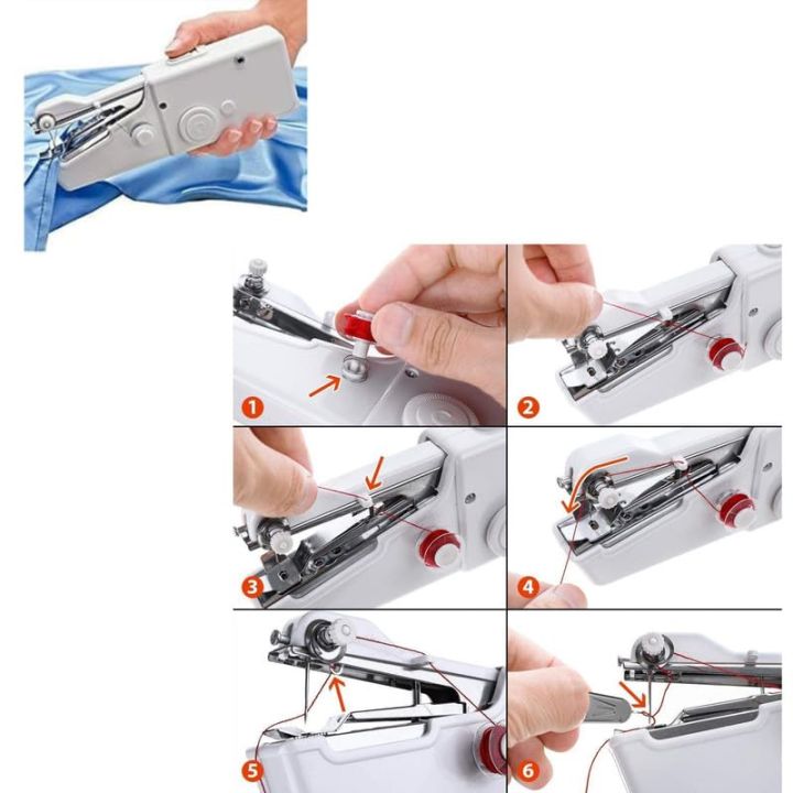 Electric Handy Stitch Handheld Sewing Machine for Emergency stitching ...