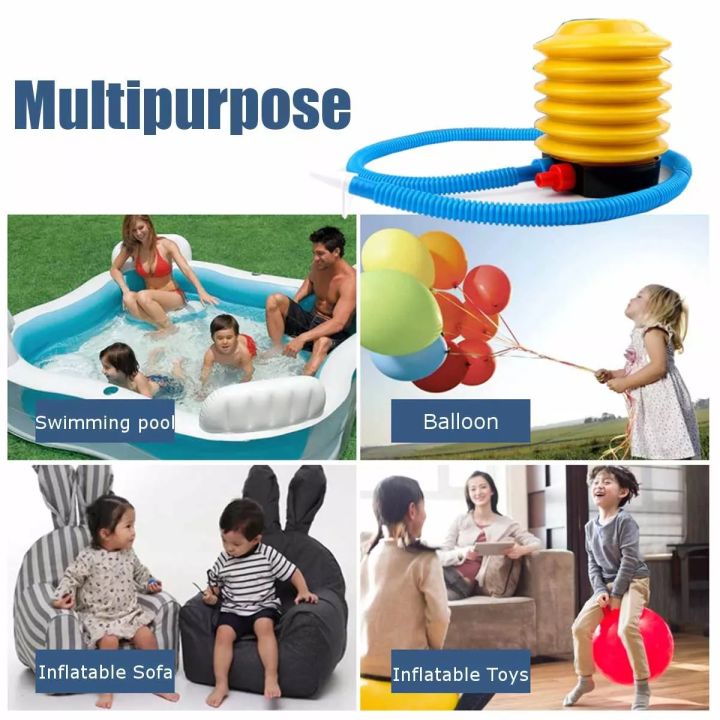 Manual Inflatable Air Foot Pump Inflator For Pad Camping Mat Mattress ...