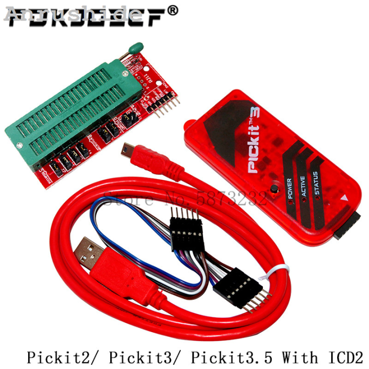 Anrushide PICKit2 PICKIT3 PICKit3.5 Programmer + PIC ICD2 PICKit 2 ...