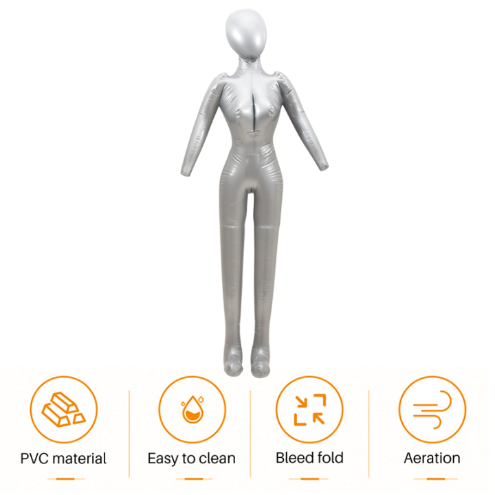 CGearuppt Inflatable Full Body Female Model with Arm Ladies Mannequin ...