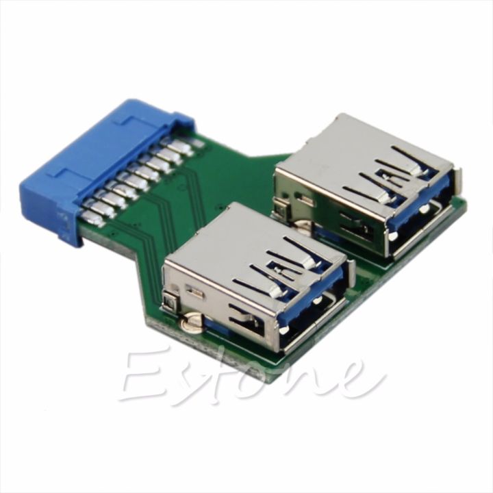 【EleganceWorld】1PC New Hot Internal Mainboard 2 Ports USB 3.0 Female to ...