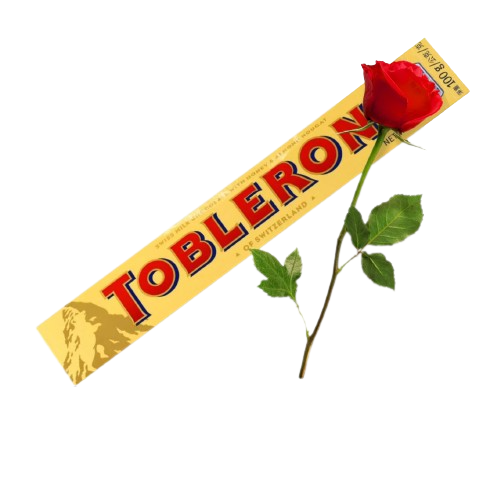 Toblerone 100g with Free Rose | Daraz.lk