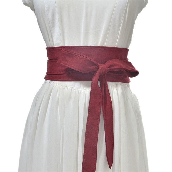 Fashion Elegant Accessories Soft High Quality Unbuckled Belt Velvet ...