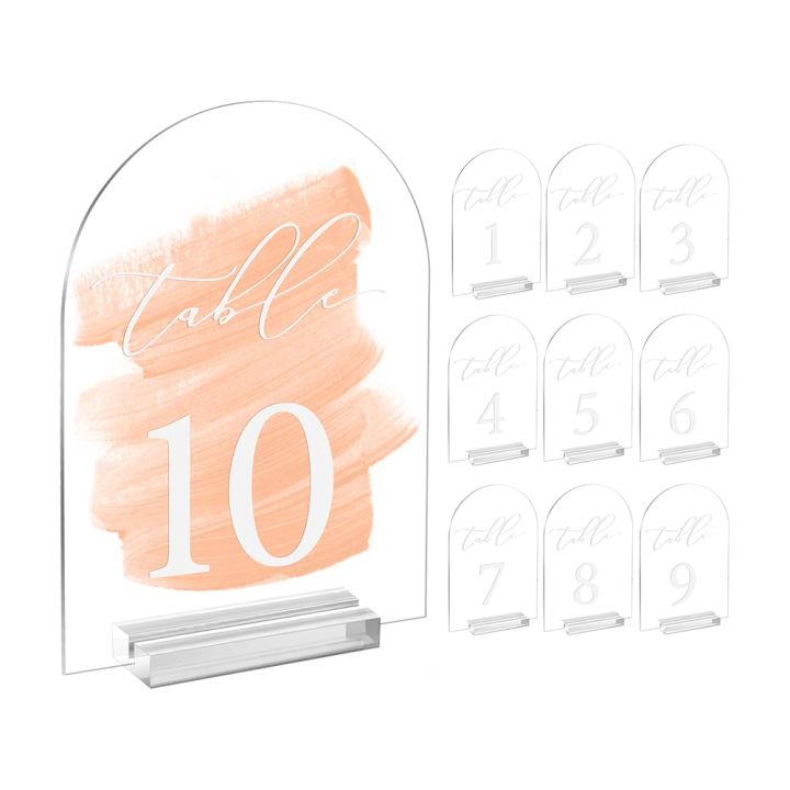 Clear Arch Table Numbers for Wedding | Daraz.lk
