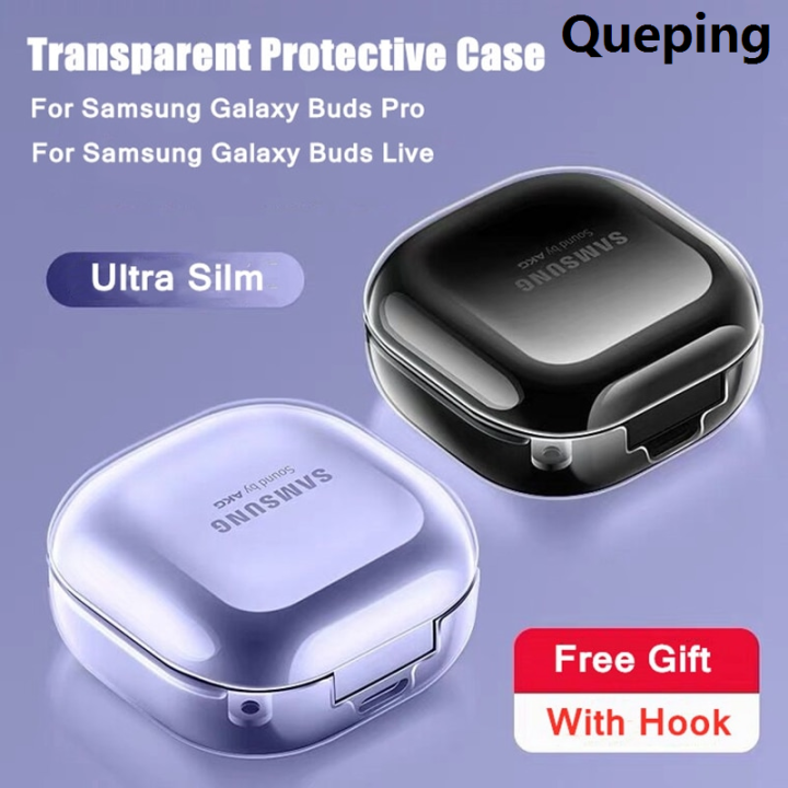 QuepingProfesional Transparent Protective Case For Samsung Galaxy Buds ...