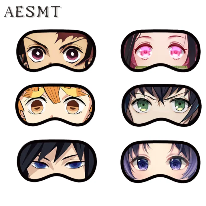 Anime Eye Patch Cartoon Face Sleep Blindfold Sleeping Blindfolds Soft ...