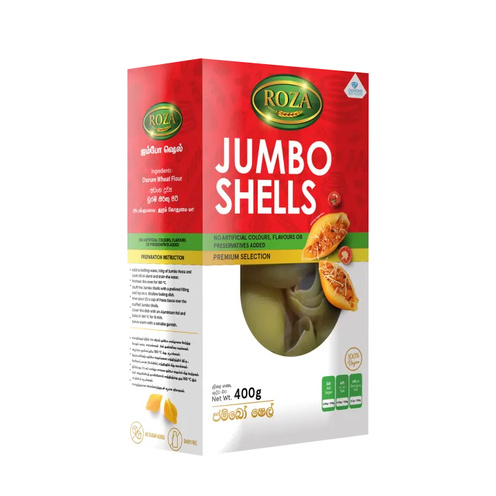 Roza Pasta Jumbo Shell 400g | Daraz.lk
