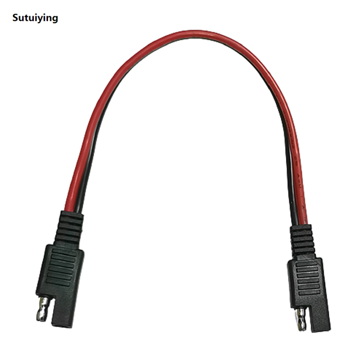 Sutuiying 2 Pin SAE To SAE Quick Connector Battery Plug Wire 14AWG SAE ...