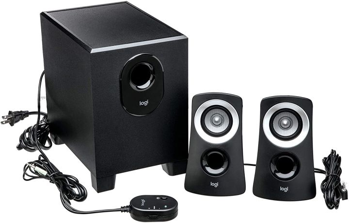 LOGITECH Z313 2.1 SUBWOOFER SPEAKER SYSTEM TRUE BASS ULTRA SOUNDS ...