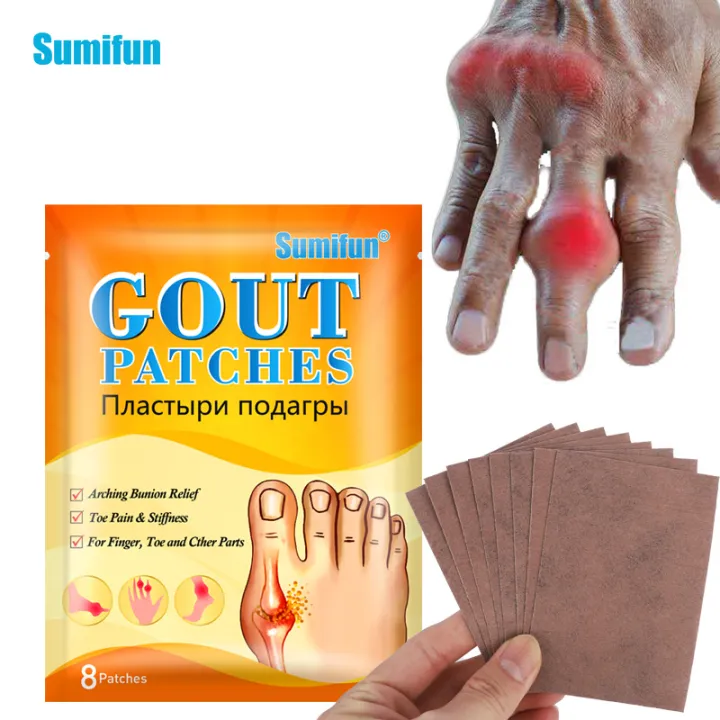 8-80Pcs Sumifun Gout Treatment Patch Finger Toe Bunion Pain Relief ...