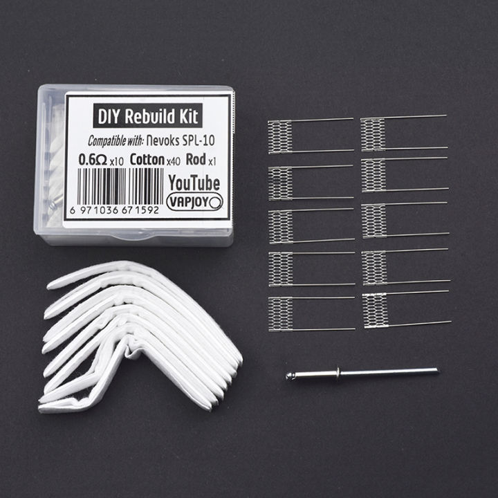 DIY Rebuild Kit nevoks SPL-10 0.6ohm Mesh Coil Resistance Wire ...