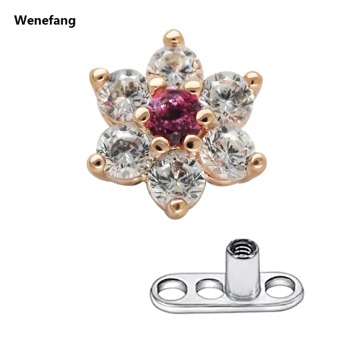 Wenefang JHJT G23 Titanium Micro Dermal Anchor Top Skin Drivers Surface ...