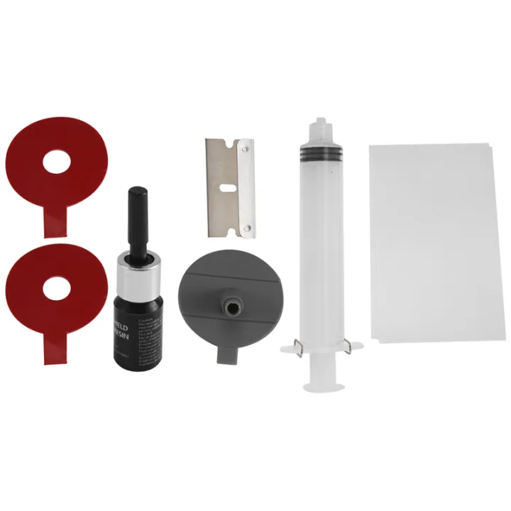 Windshield Repair Kit Fix Auto Glass Windshield Crack Chip Scratch ...