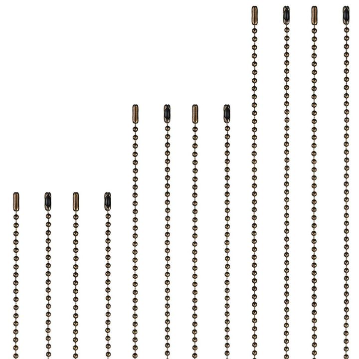 OUMERY 24 Pieces Ceiling Fan Pull Chain Extender Bronze Fan Chain ...