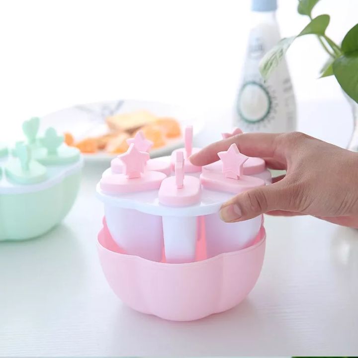 Ice Mould DIY Cubes plastic Ice Mold with Cover Lid Frozen Making Tool ...