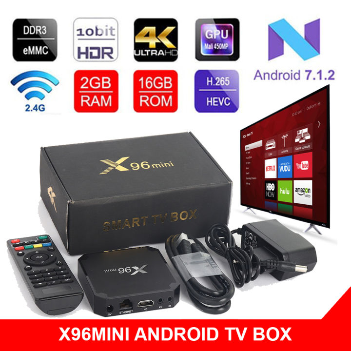 X96 Mini Android 9.0 4K TV BOX 2GB RAM 16GB ROM | Daraz.lk
