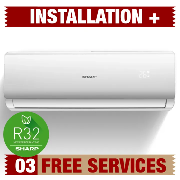 Sharp 12000 BTU Non Inverter Energy Efficient Air Conditioner - R32 ...