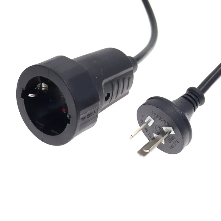 Au Pdu Ups Ac Power Cord Au Australian 3pin Male Plug To Europe Schuko ...