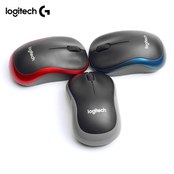【HOT】 Logitech M185 Wireless Mouse 2.4 Ghz USB 1000DPI 3 Buttons Silent ...