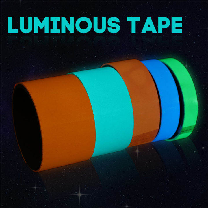 Luminous Tape 3Size Self-adhesive Tape Night Vision Glow In Dark Safety ...