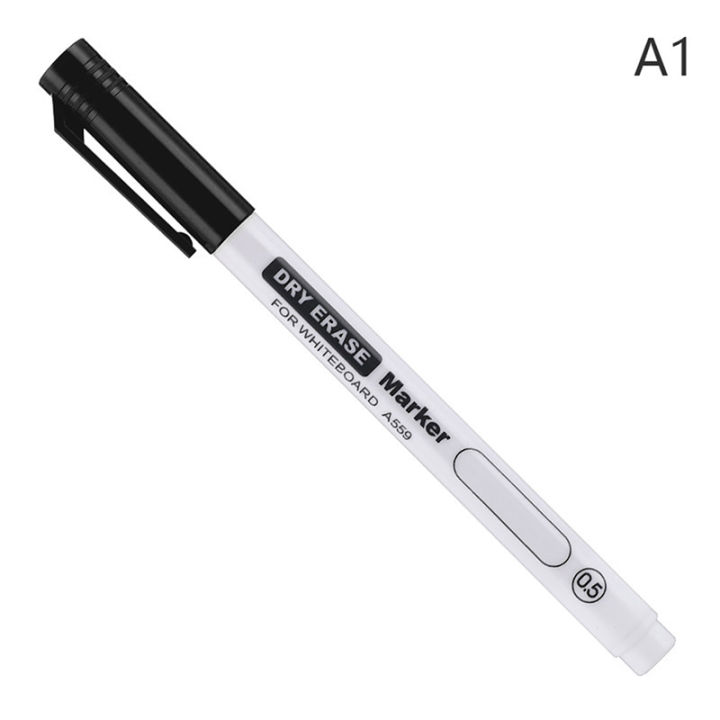 Erasable whiteboard pen extremely thin 1.0MM dry erasing pen office ...