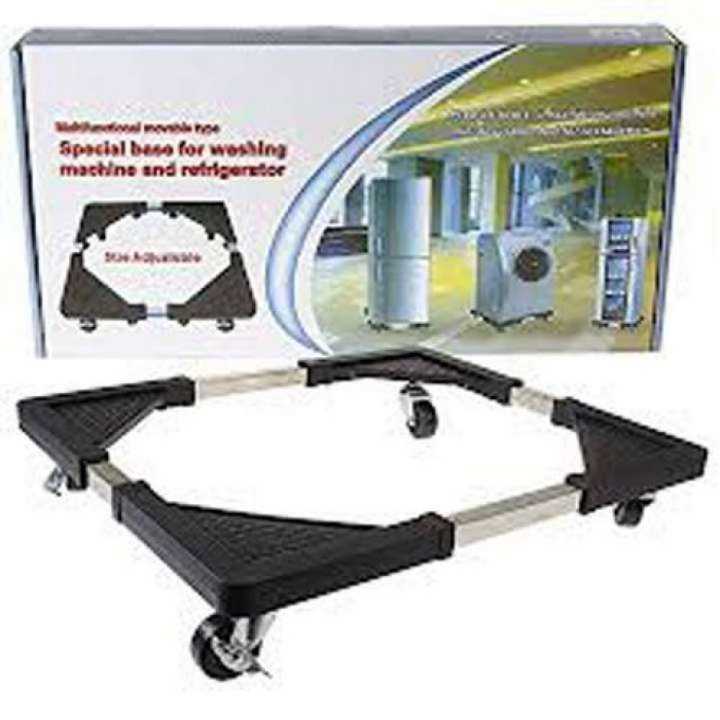 New Movable Trolley Fridge Base Multi-Functional Stainless Steel Shelf ...