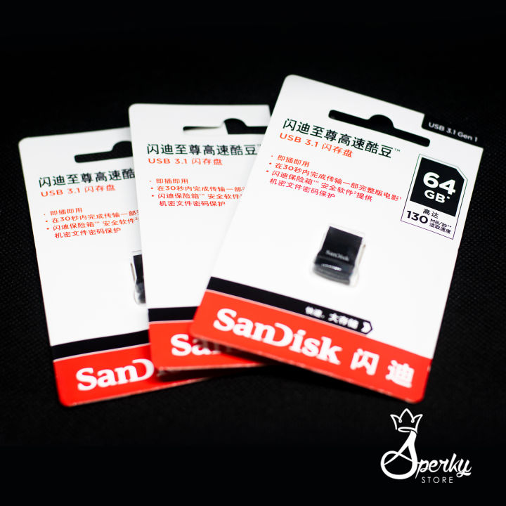 Genuine SanDisk CZ430 Ultra Fit USB 3.1 Flash Drive 64GB Pen Drive ...
