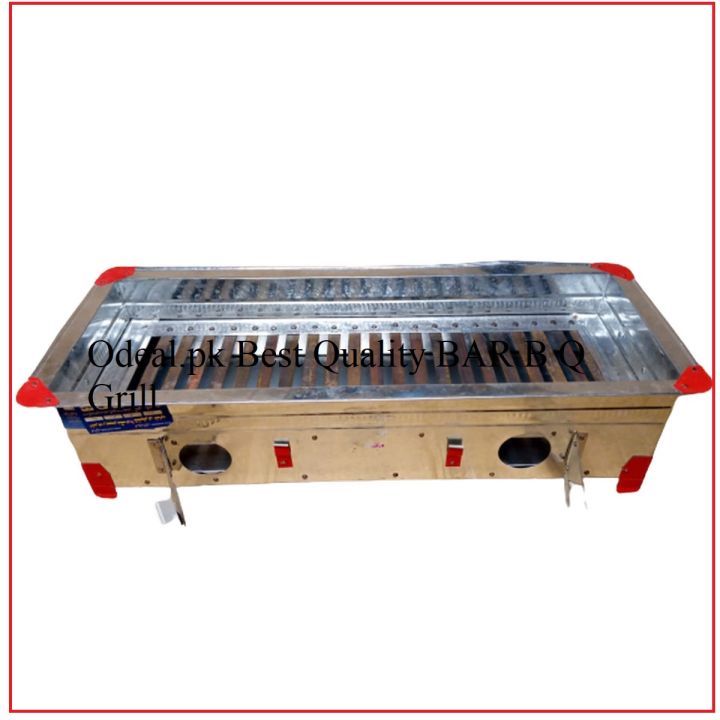 BBQ Grill 24| inch 2 Foot Stainless Steel polish Barbecue Grill Bar B Q ...