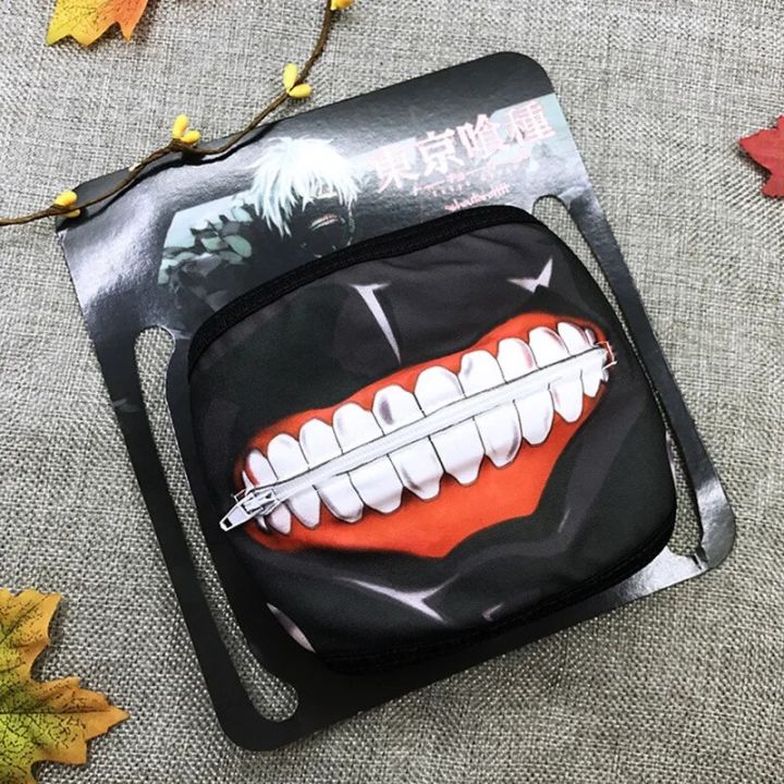 Tokyo Ghoul Kaneki Ken Cosplay Anime Masks 3D Three-dimensional Zipper ...