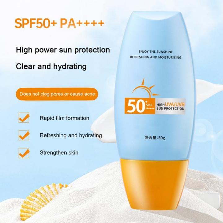 SPF 50 Facial Sunscreen Waterproof Sunscreen UV Protective Cream ...