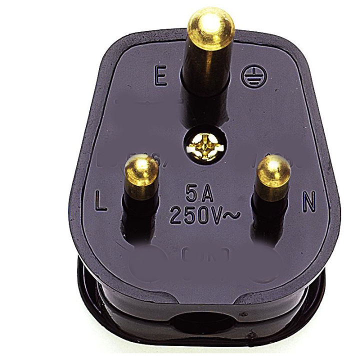 EU Plug 240V 5A 3Pin Plug Top Round Pin | Daraz.lk