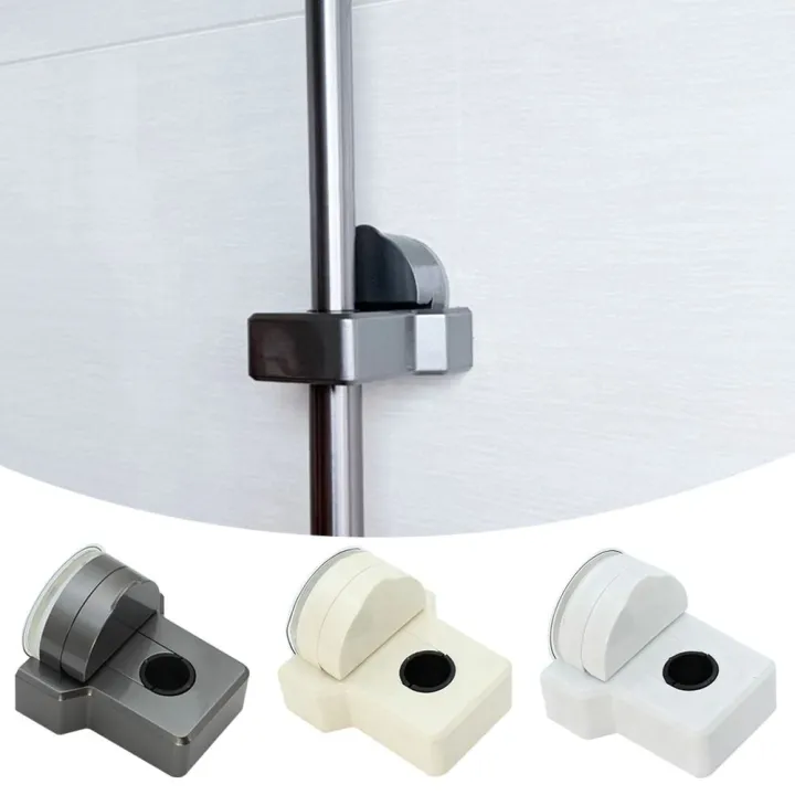 Portable Plastic Shower Rod Holder Suction Cup Adjustable Lift Rod ...