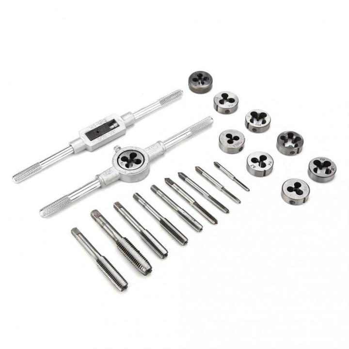 Tap Wrench 20pcs Taps and Dies Set M3~M12 Screw Thread & Die Hand | Daraz.lk