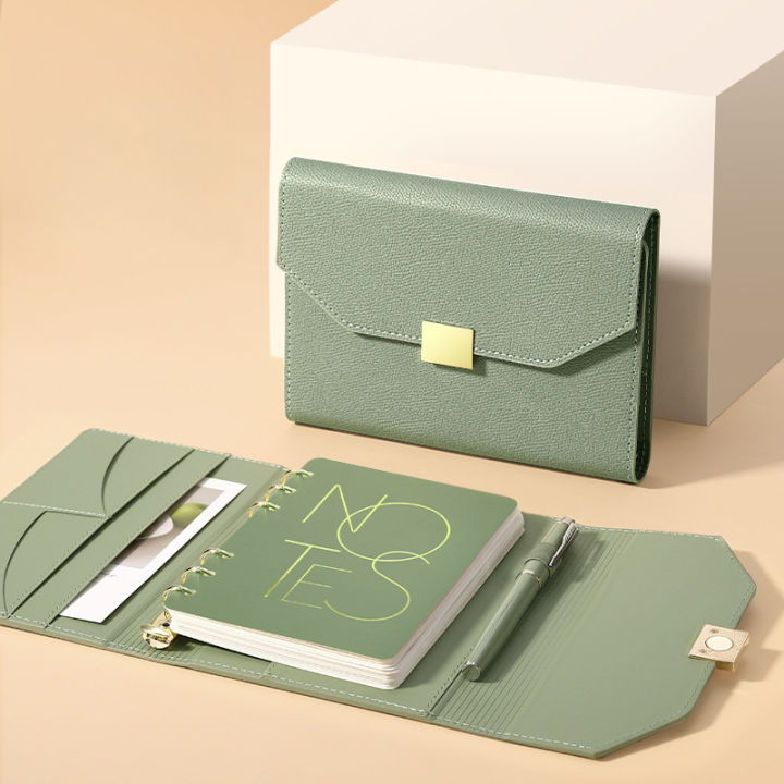 【HOT】 Refillable Notebook Journal Notebook A5 Binder 6 Ring Binder ...