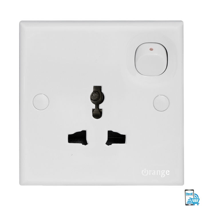 Orange Universal Multi Plug Base/ Universal Wall Socket | Daraz.lk