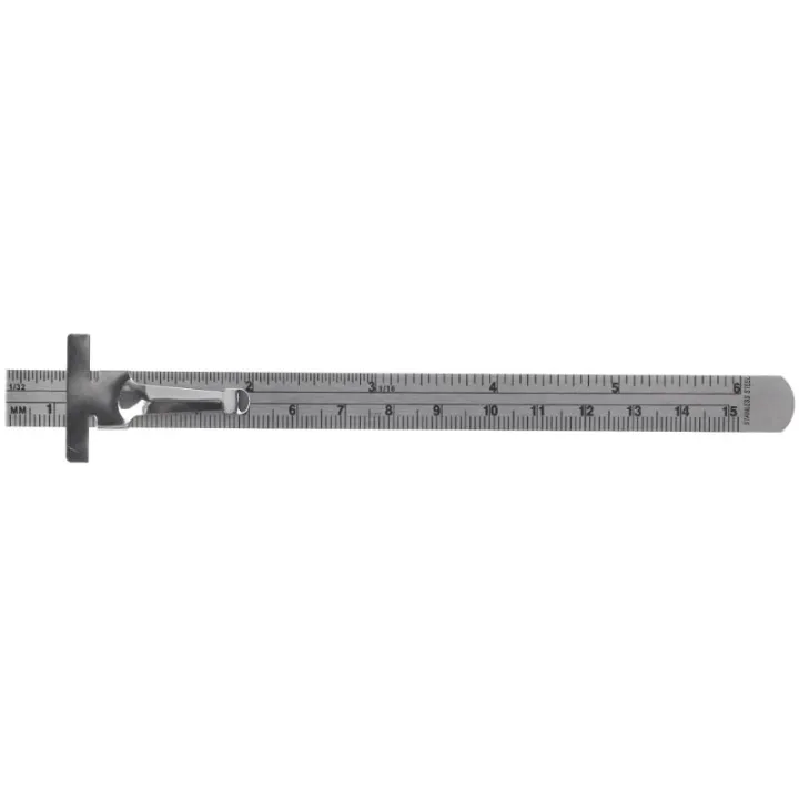 【InnovateWorld】6 Stainless Steel Pocket Rule Handy Ruler with inch 1/32 ...