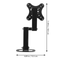 Wall Mount Bracket Rotated Holder Mounts Universal 14 to 27 Inch Adjustable LCD LED Monitor Flat ...