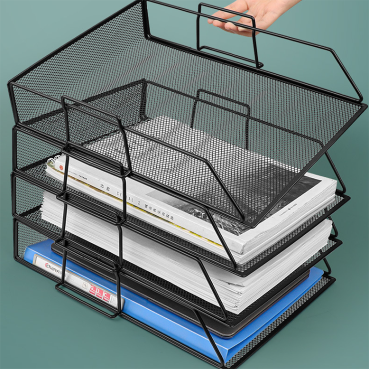 Kidlove 1 Tier/2 Tier Desk Organizers, Paper Letter Tray Organizer ...