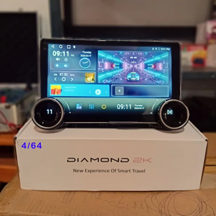 2K Diamond Dual Knob Type 10.1" Android Payer With IPS Carplay AHD 4 ...