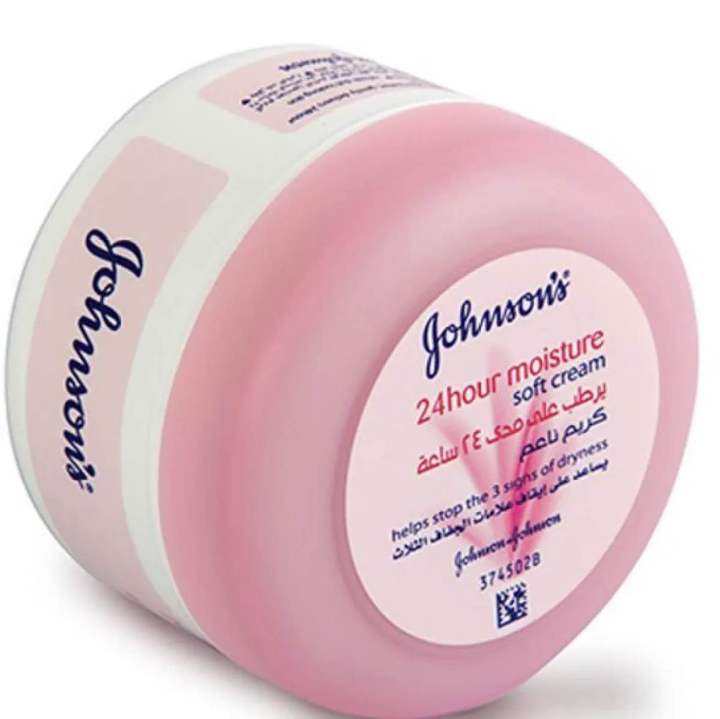 Johnsons 24 Hour Moisture Soft Pink Cream 200ml | Daraz.lk