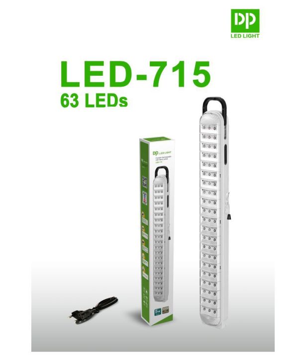 LED Rechargeable Emergency Light DP-715 | Daraz.lk