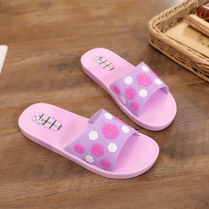 [ Buy One Get One Free , Take a Copy =2 Double ] Women's Rose Slippers ...