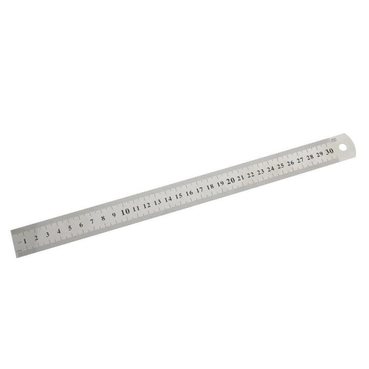 【Toy life hall】1 Pc Stainless Steel Metal Ruler Metric Rule Precision ...