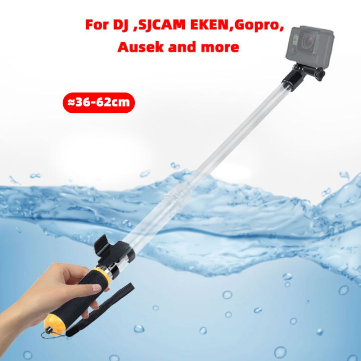 【WEJA】Adjustable Telescopic Buoyancy Transparent Waterproof for GoPro ...