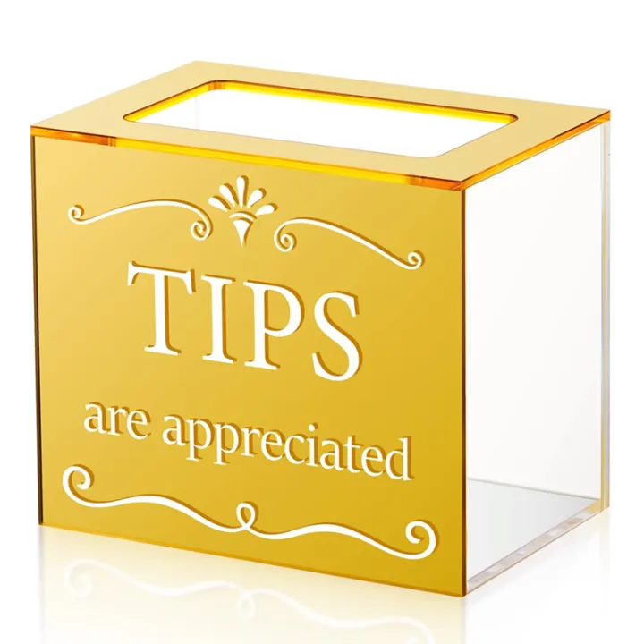 Donation Tip Bucket Storage Container Suggestion Box Raffle Cash Box ...