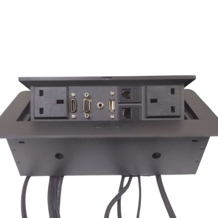 Multi-functional Desktop Socket Power Strip Pop up Outlet Table ...